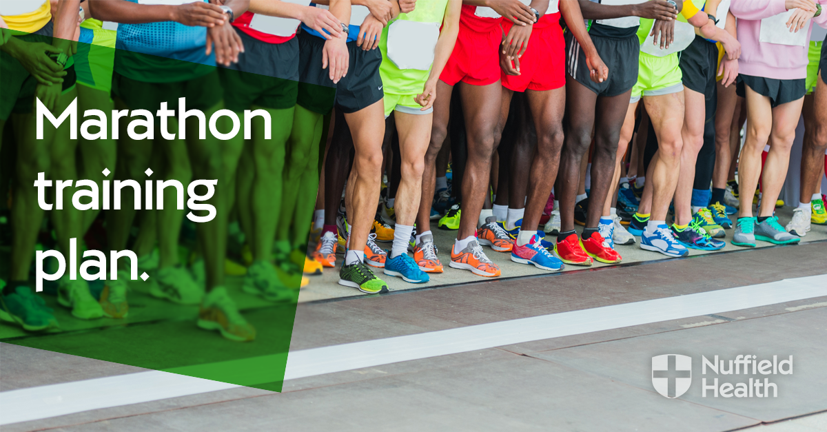 Marathon training 6 months to go | Nuffield Health