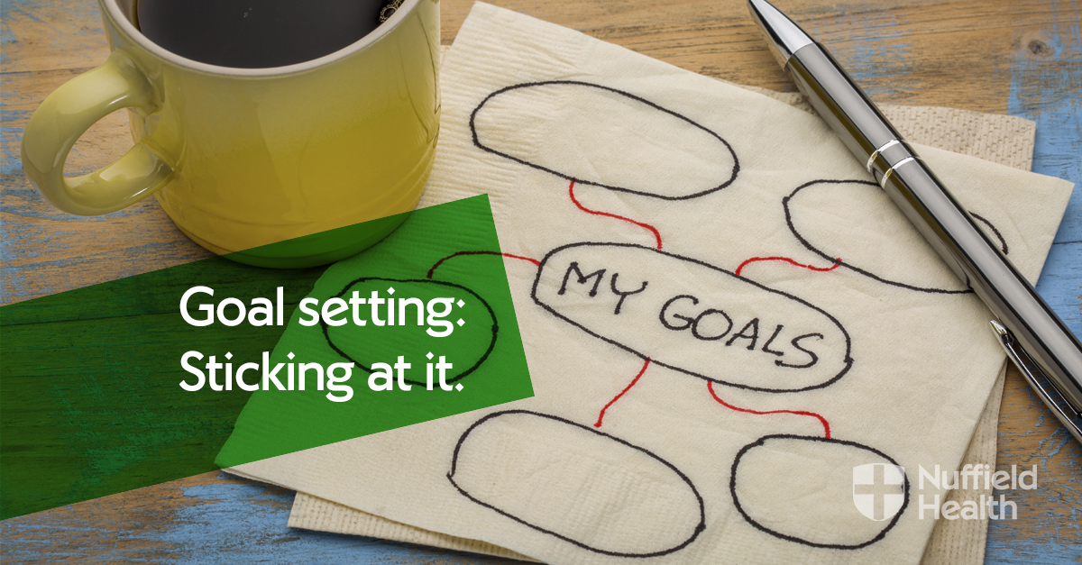 How to stick to your goals | Nuffield Health