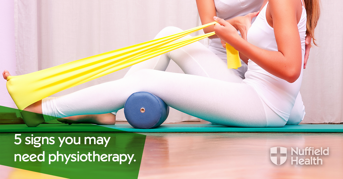 5 signs you may need physiotherapy | Nuffield Health